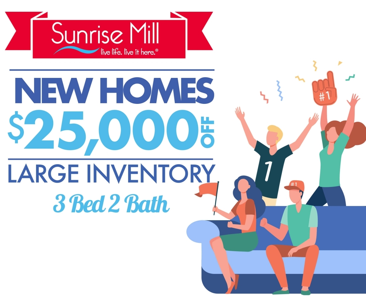 Manufactured Homes With Modern Amenities | Sunrise Mill