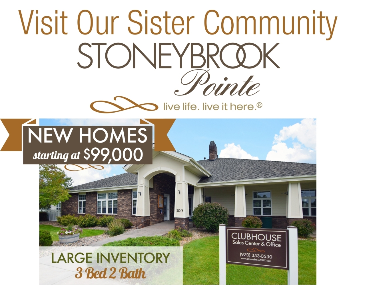 Manufactured Home Community | Greeley, CO | Stoneybrook